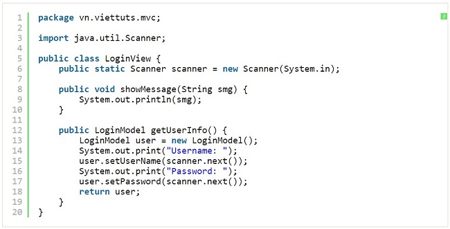 Mô Hình MVC trong JAVA là gì? VÍ DỤ cụ thể Của Mô Hình MVC